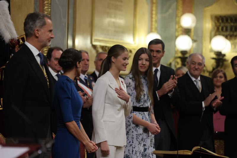 La jura de la Princesa Leonor, en imágenes