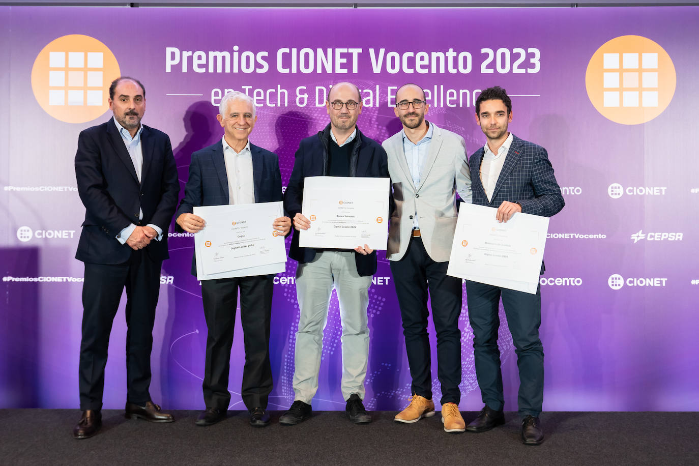 Fotogalería: los galardonados en los Premios Vocento-CIONET 2023