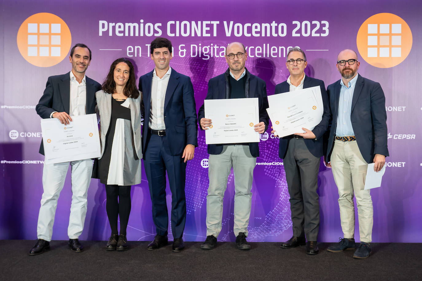 Fotogalería: los galardonados en los Premios Vocento-CIONET 2023