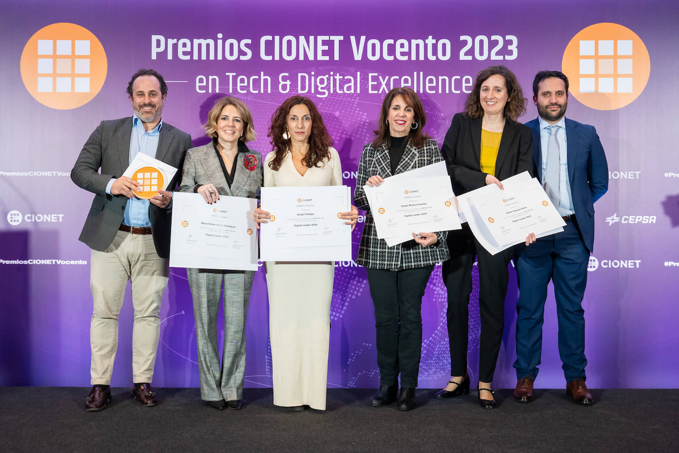 Fotogalería: los galardonados en los Premios Vocento-CIONET 2023