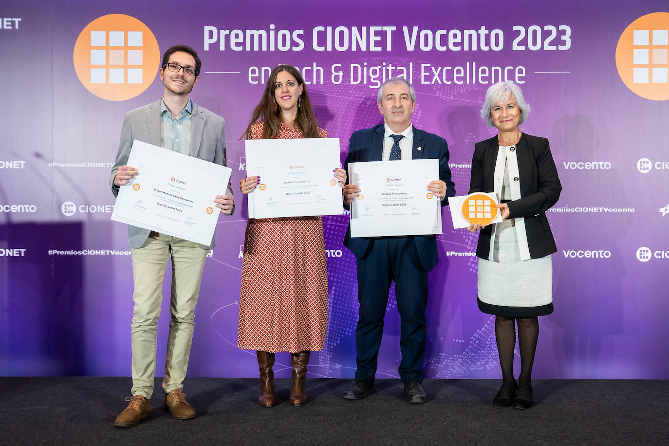Fotogalería: los galardonados en los Premios Vocento-CIONET 2023