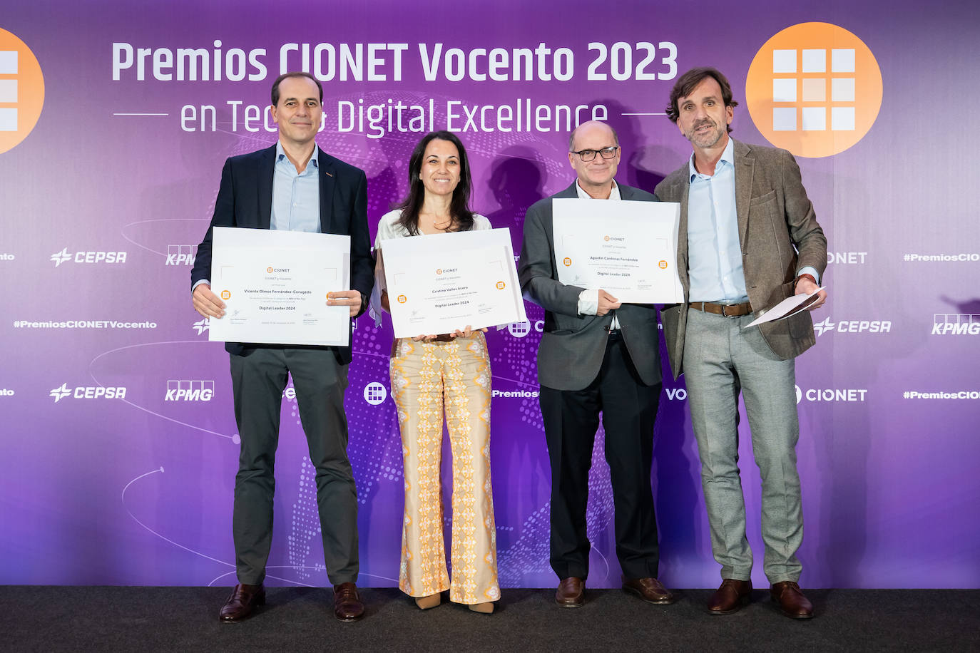 Fotogalería: los galardonados en los Premios Vocento-CIONET 2023