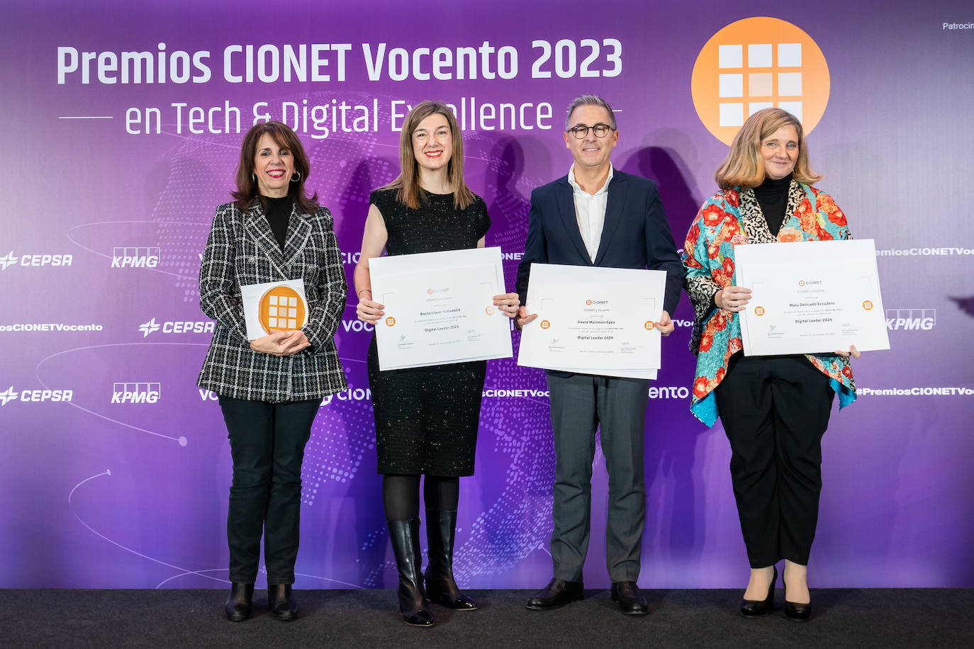 Fotogalería: los galardonados en los Premios Vocento-CIONET 2023