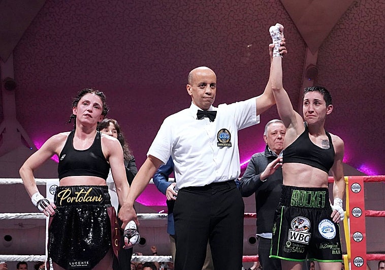 La vallisoletana Isabel Rivero, campeona de Europa del peso mínimo de boxeo