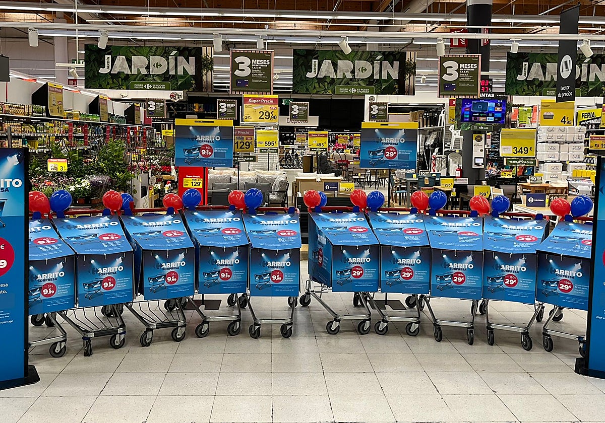 Los «carros sorpresa» de Carrefour, una curiosa forma de comprar… y ahorrar
