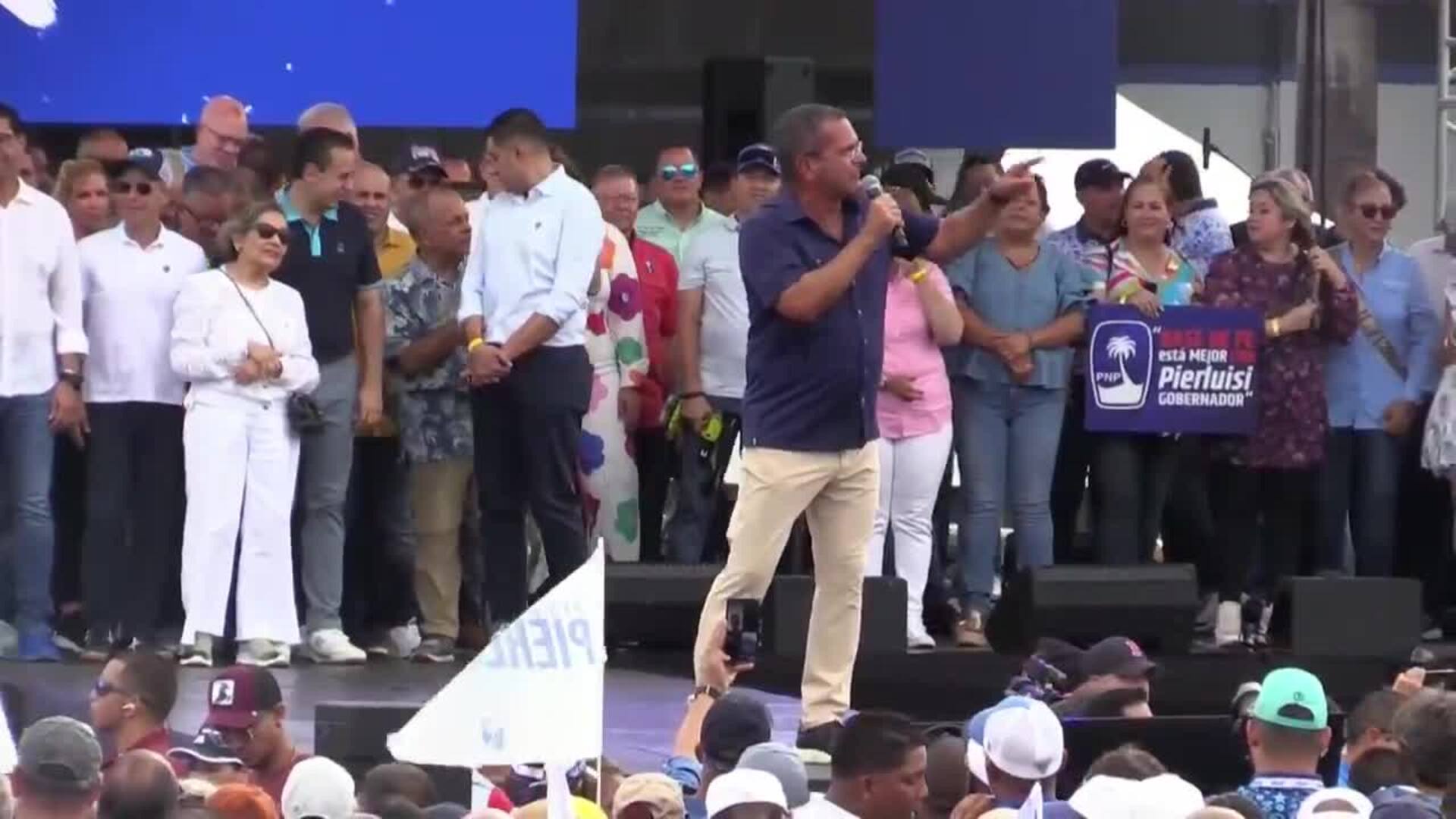 Partidos de Puerto Rico celebran multitudinarios cierres de campaña