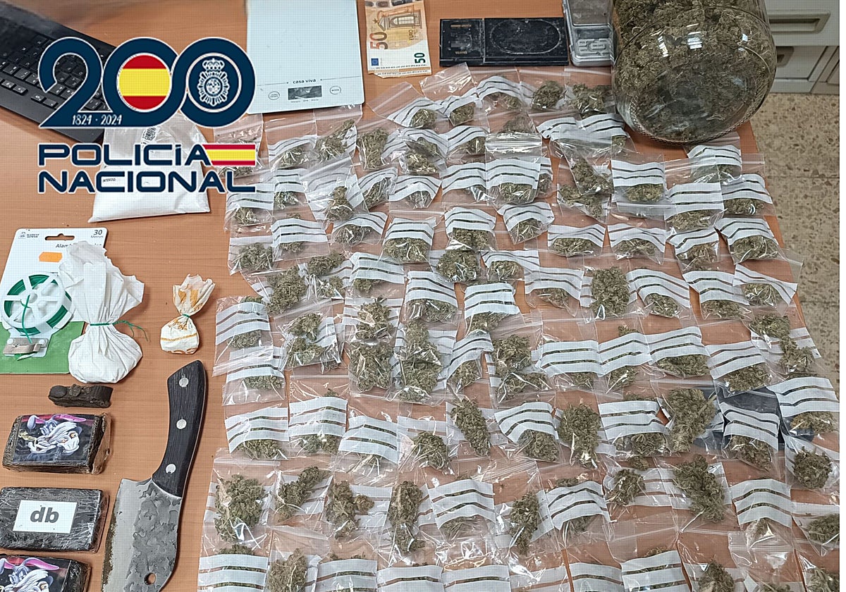 Desmantelan un punto negro de venta de droga en una casa donde se traficaba con marihuana ...