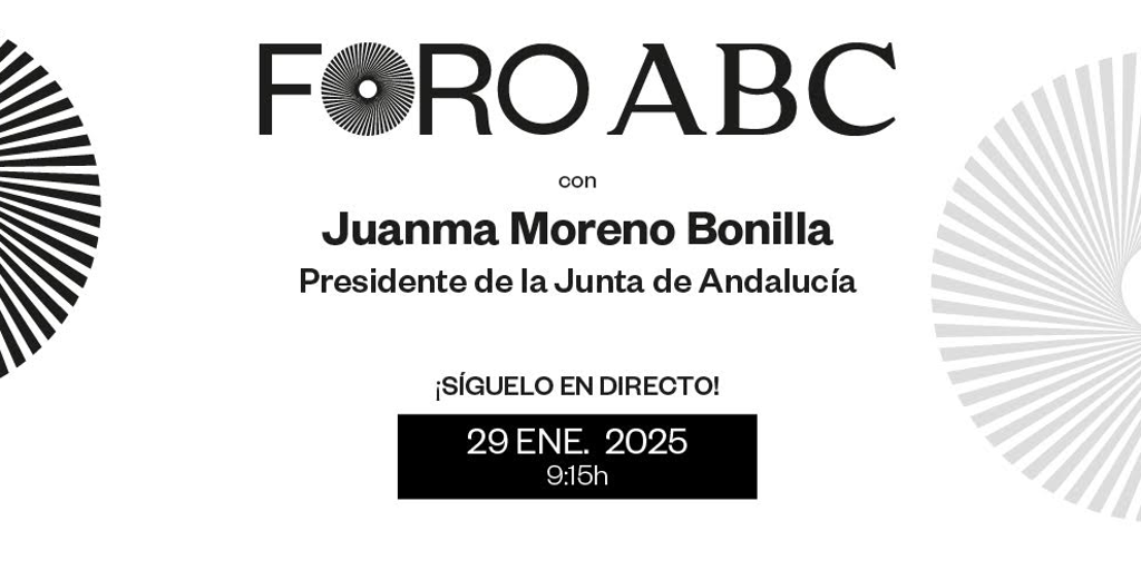 Juanma Moreno, presidente de Andalucía, protagonista de un nuevo Foro ABC