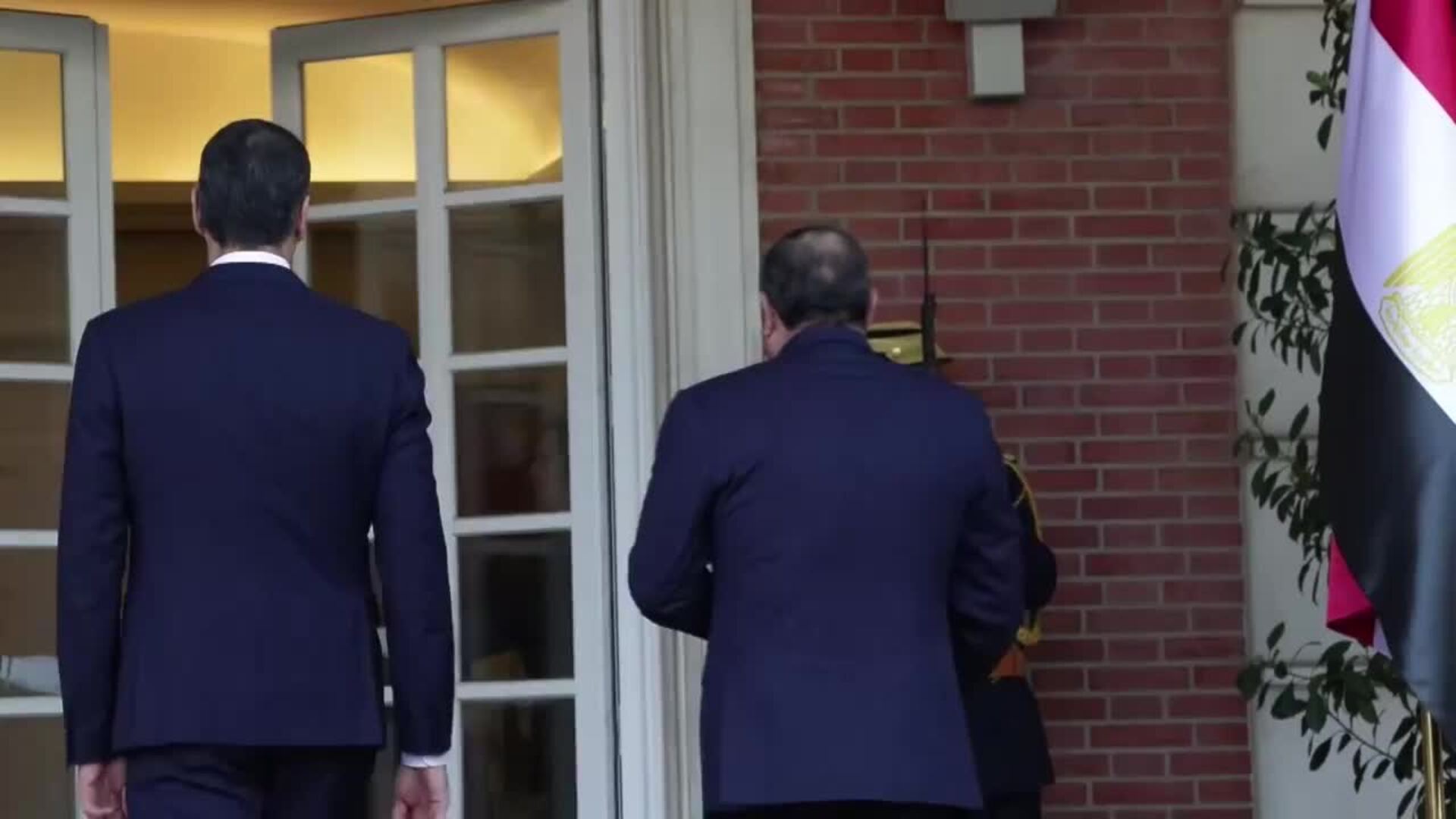 Pedro Sánchez recibe al presidente de Egipto, Abdelfatah al Sisi