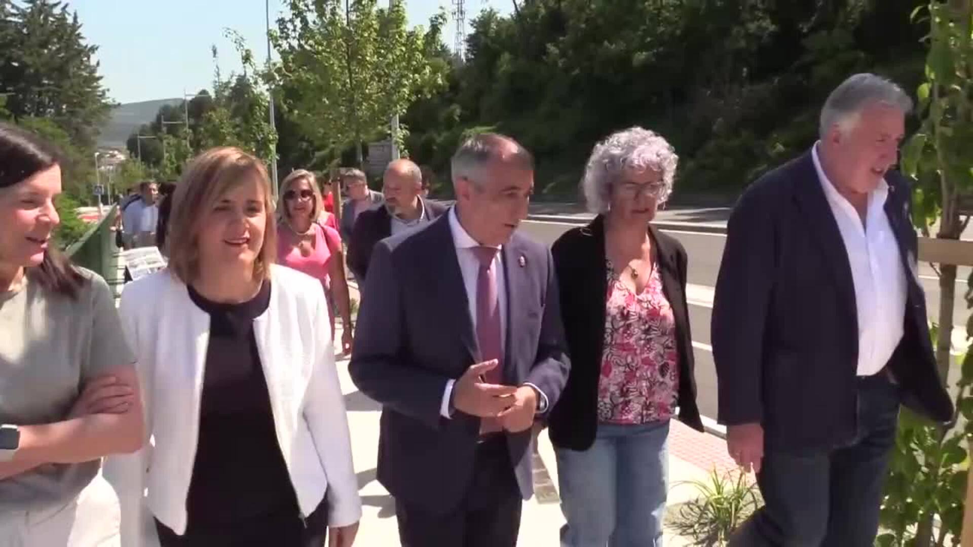 En marcha el carril bici de Beloso, uno de los ejes ciclables de Pamplona