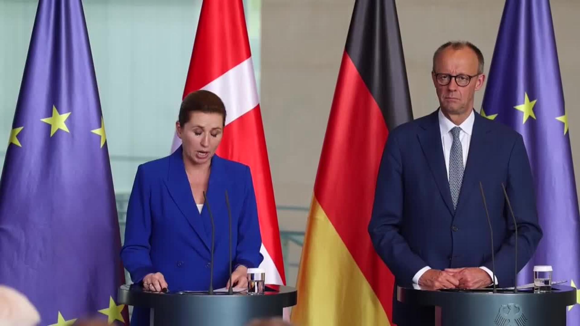 La primera ministra danesa visita Alemania