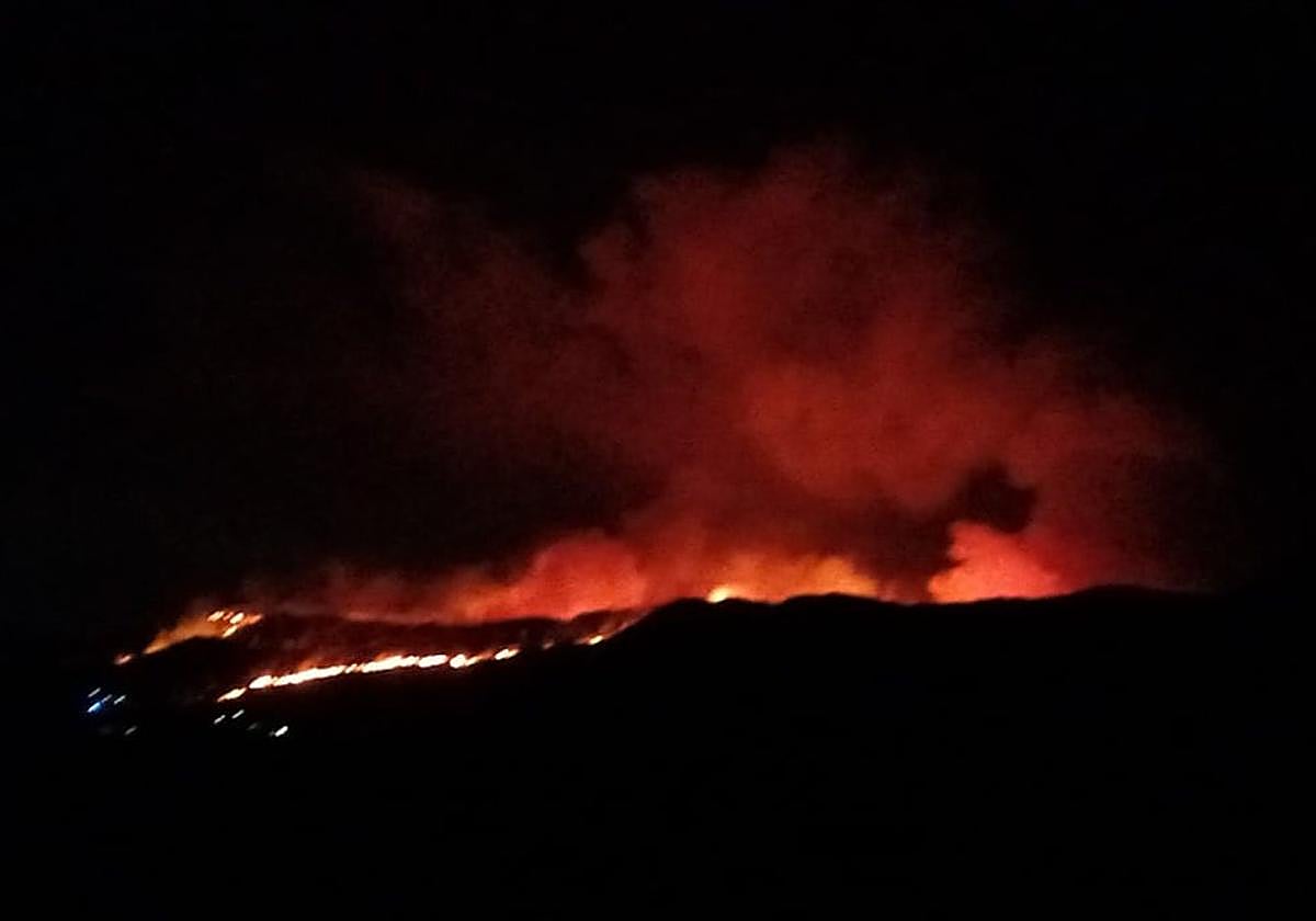 Un incendio en Bédar y Lubrín obliga al desalojo de cinco vecinos ...