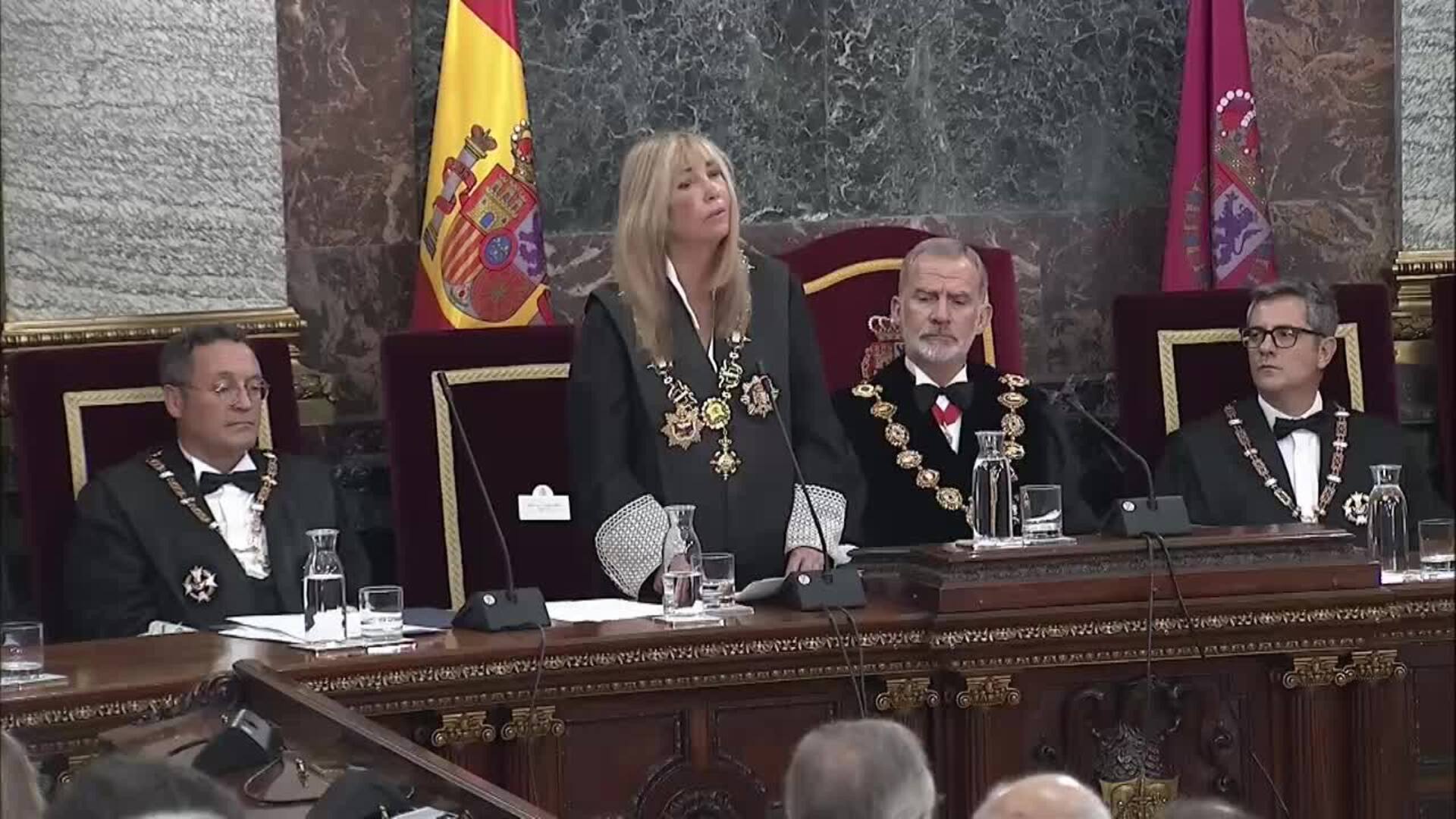 Un serio e incómodo Tribunal Supremo acoge la apertura del año judicial