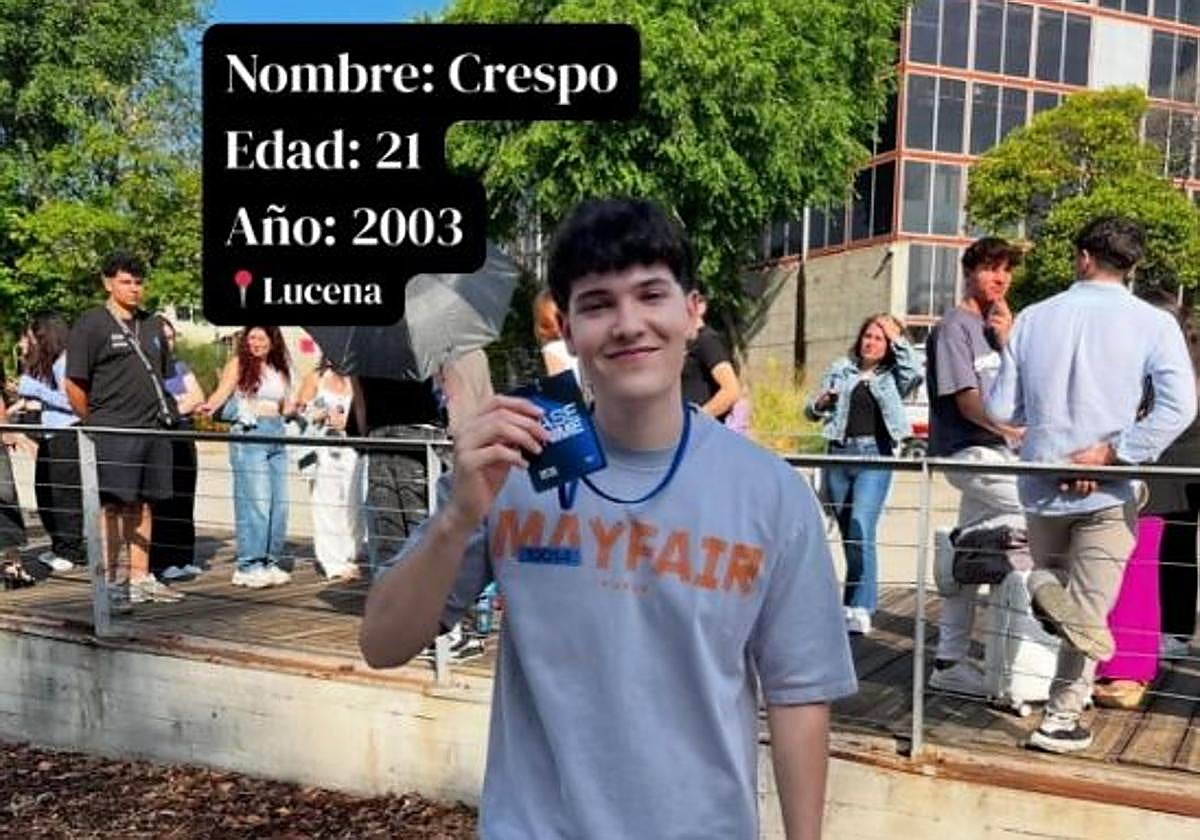 Quién es Crespo, el nuevo concursante cordobés de Operación Triunfo 2025