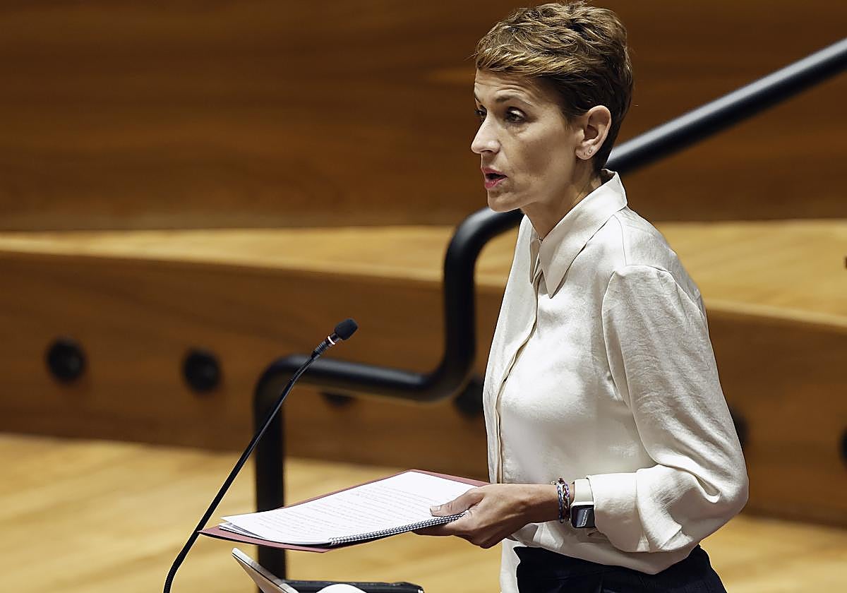 María Chivite comparece en el Senado por el caso Koldo, en directo ...