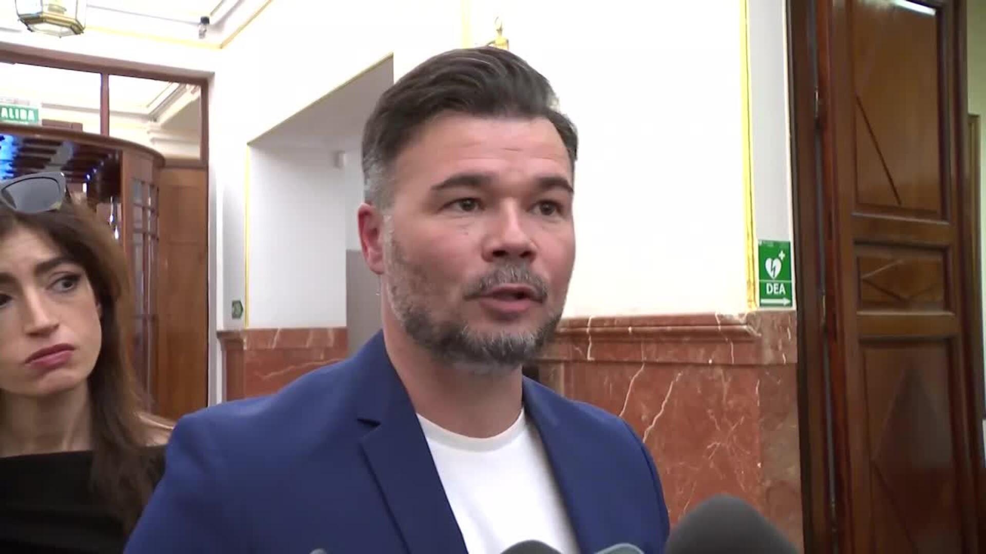 Rufían desconfía del plan de paz para Gaza: "Me parece que no va a ...