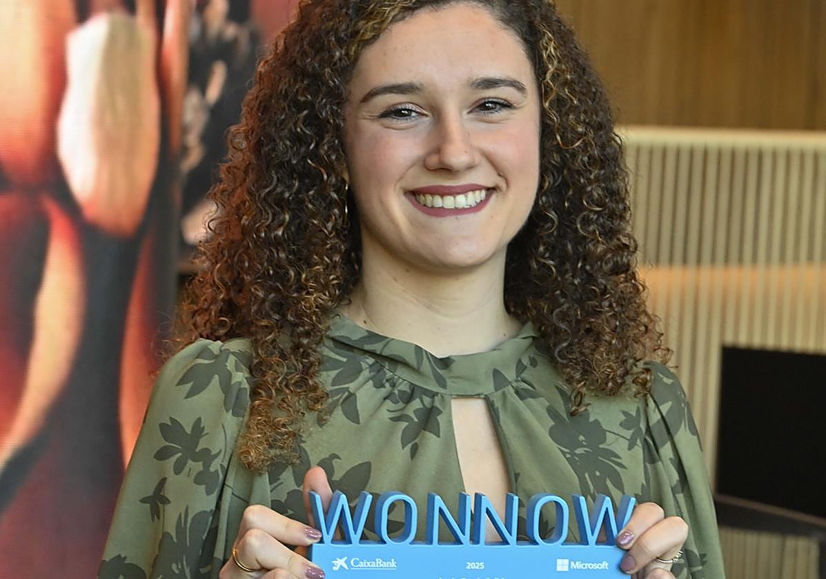 La universitaria cordobesa entre las ganadoras de los Premios 'Wonnow' de CaixaBank y Microsoft