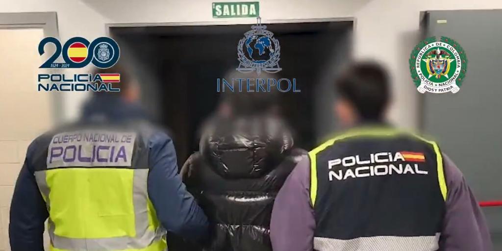 La Policía Nacional detiene al 'Mono Gerly', un fugitivo colombiano ...