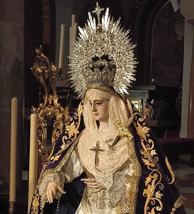 Un cuadro de la Virgen del Rayo de Córdoba sustituye a la imagen ...