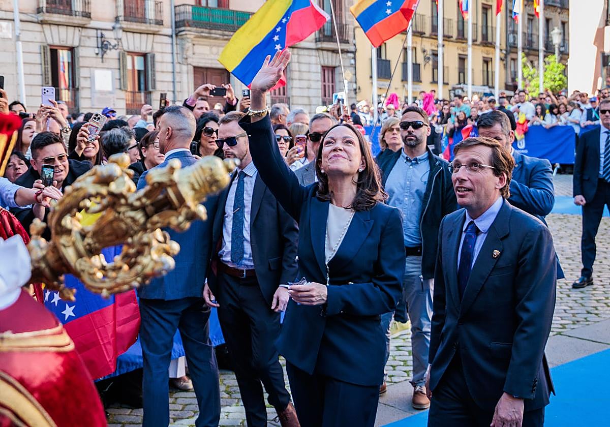 María Corina Machado visita a España, en directo: declaraciones ...
