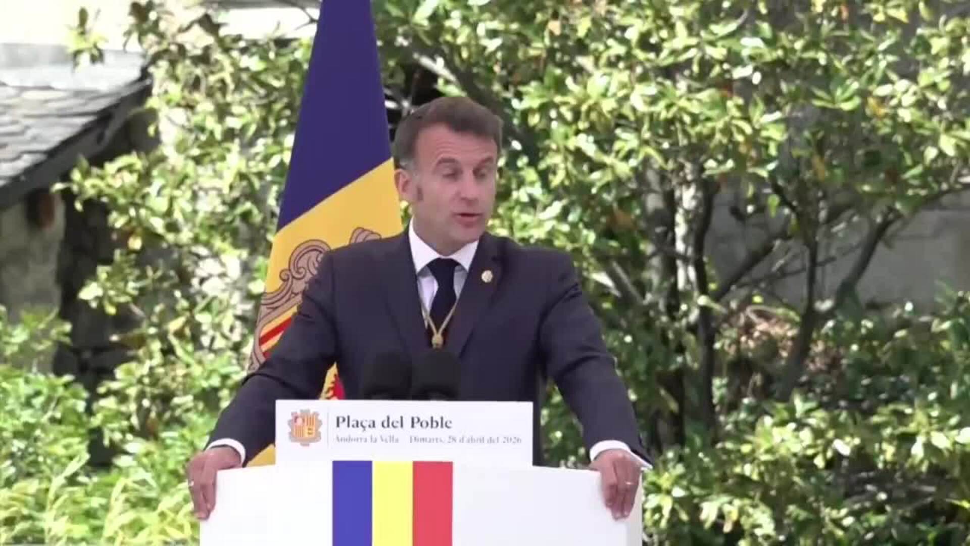Macron, a Andorra: la puerta de la UE no volverá a abrirse fácilmente ...