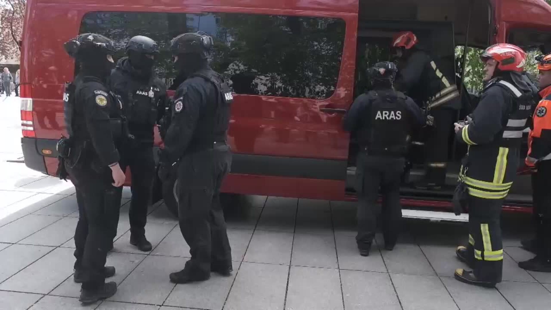 Servicios de emergencias participan en Vilna en un simulacro de ataques ...