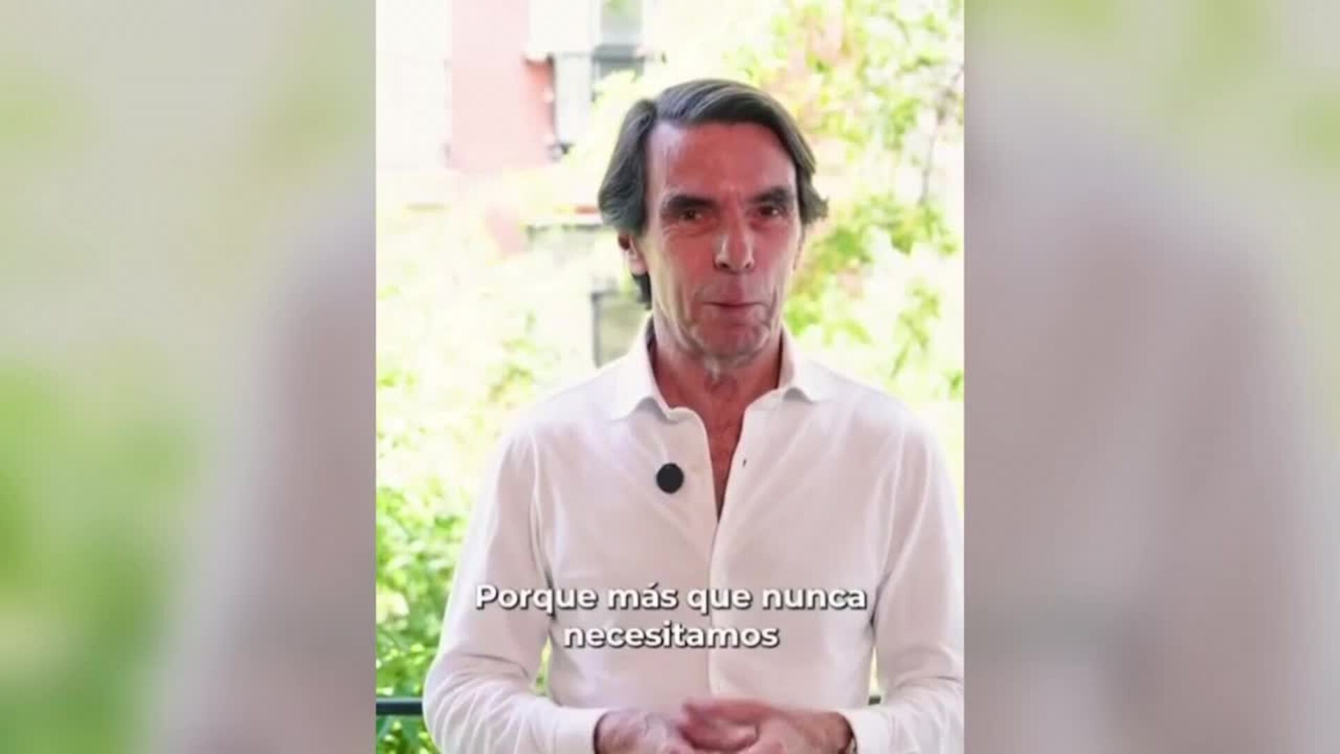 Aznar recupera la frase "el que pueda hacer que haga" por la situación ...