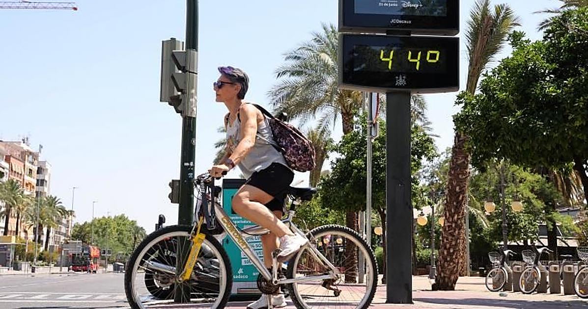 Aviso rojo este martes por riesgo extremo de calor en Córdoba
