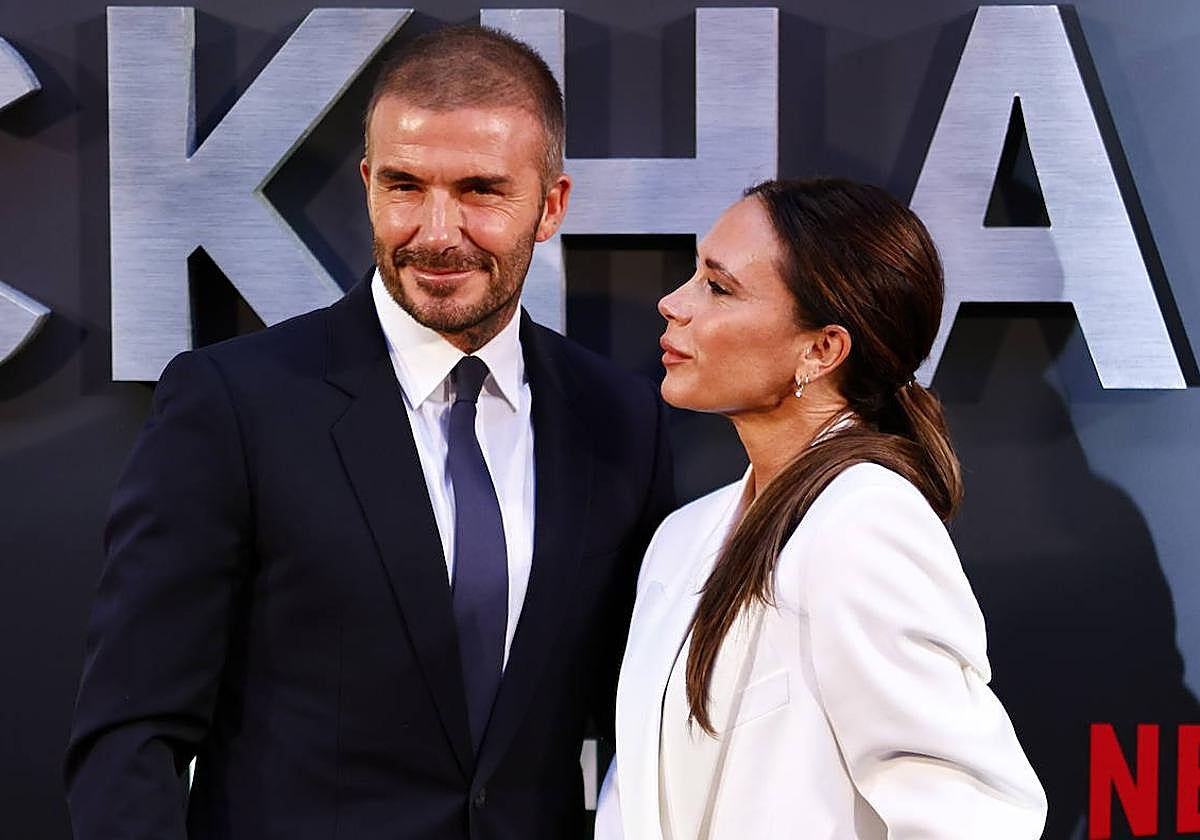 El momento en el que David Beckham interrumpe a Victoria en pleno ...