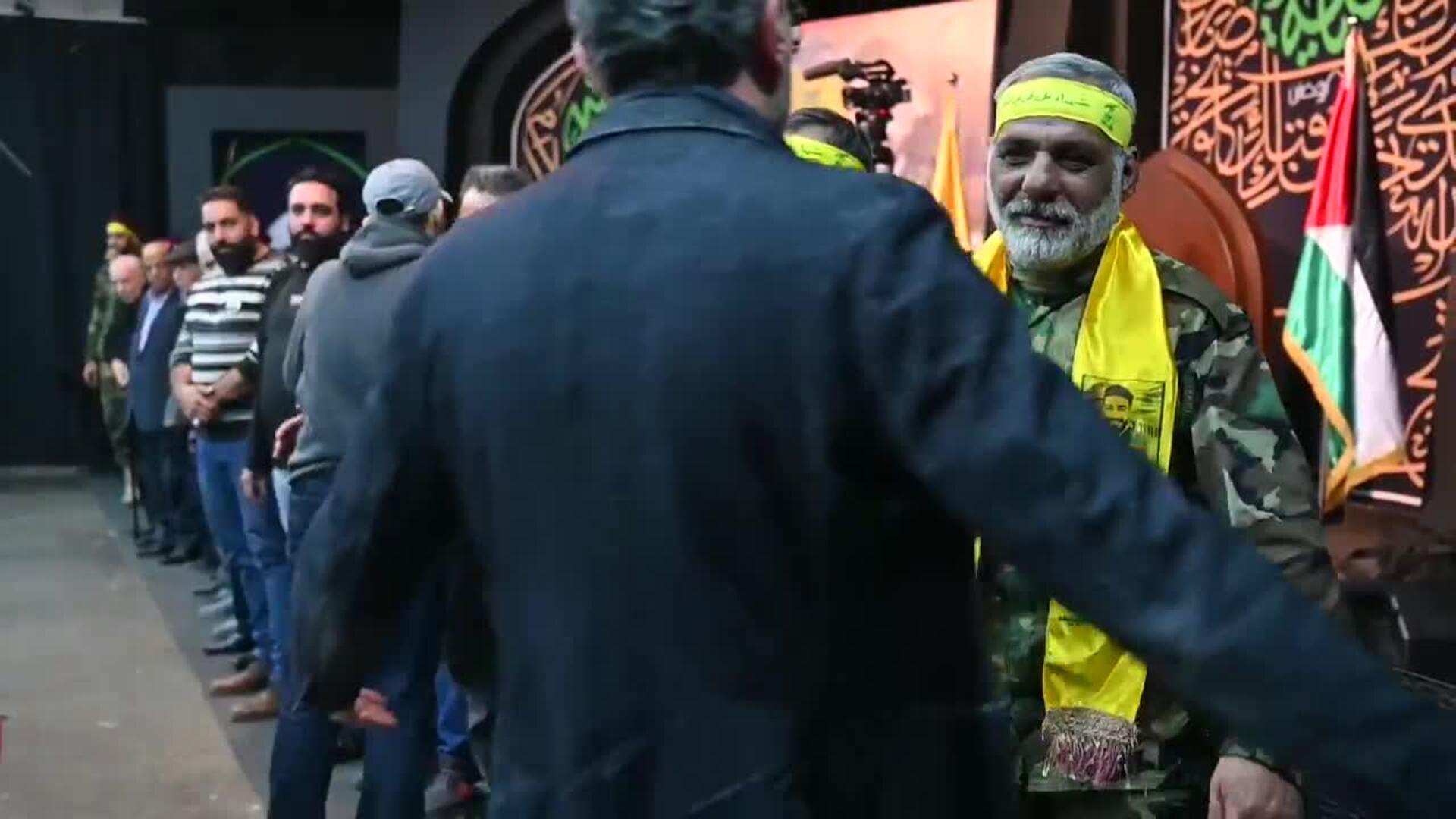 Funeral del militar libanés de Hezbolá, Ali Hassan Al Atat