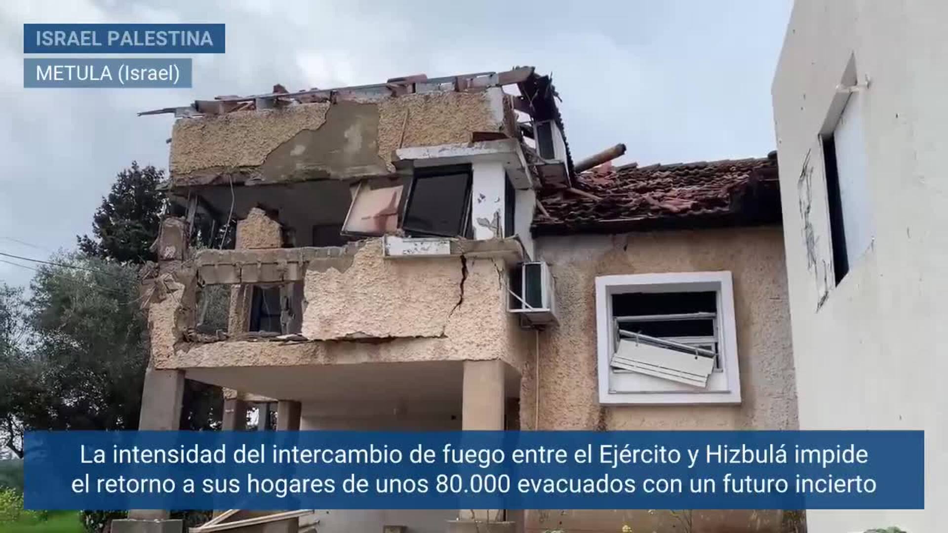 Metula, el pueblo israelí evacuado, a tan solo 150 metros de la ...