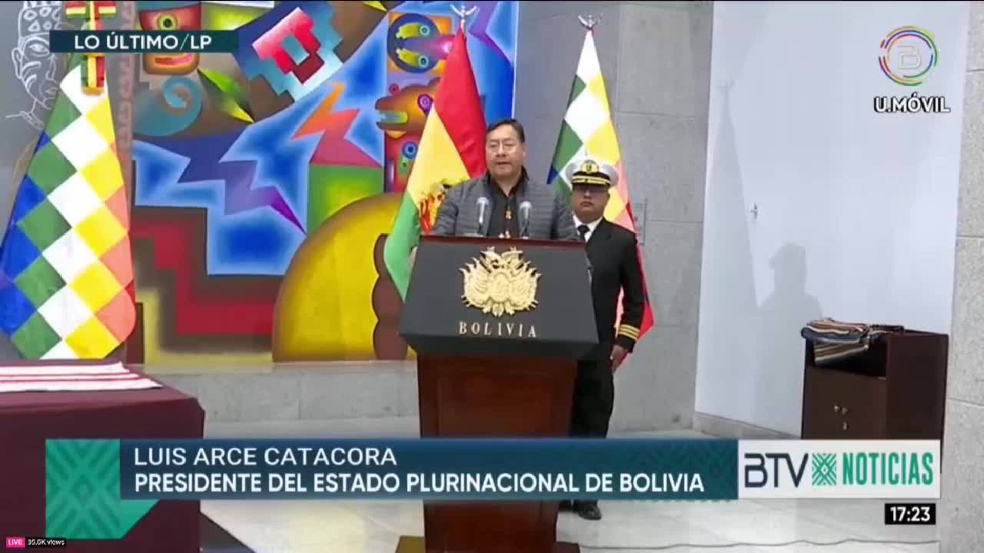 Presidente de Bolivia dice que se hará "respetar la democracia ganada ...