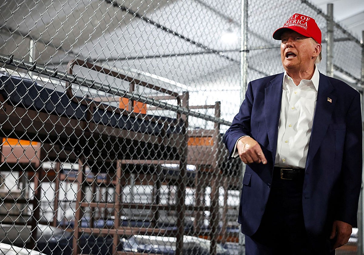 Trump celebra su cárcel para inmigrantes en la ciénaga: «Vamos a ...