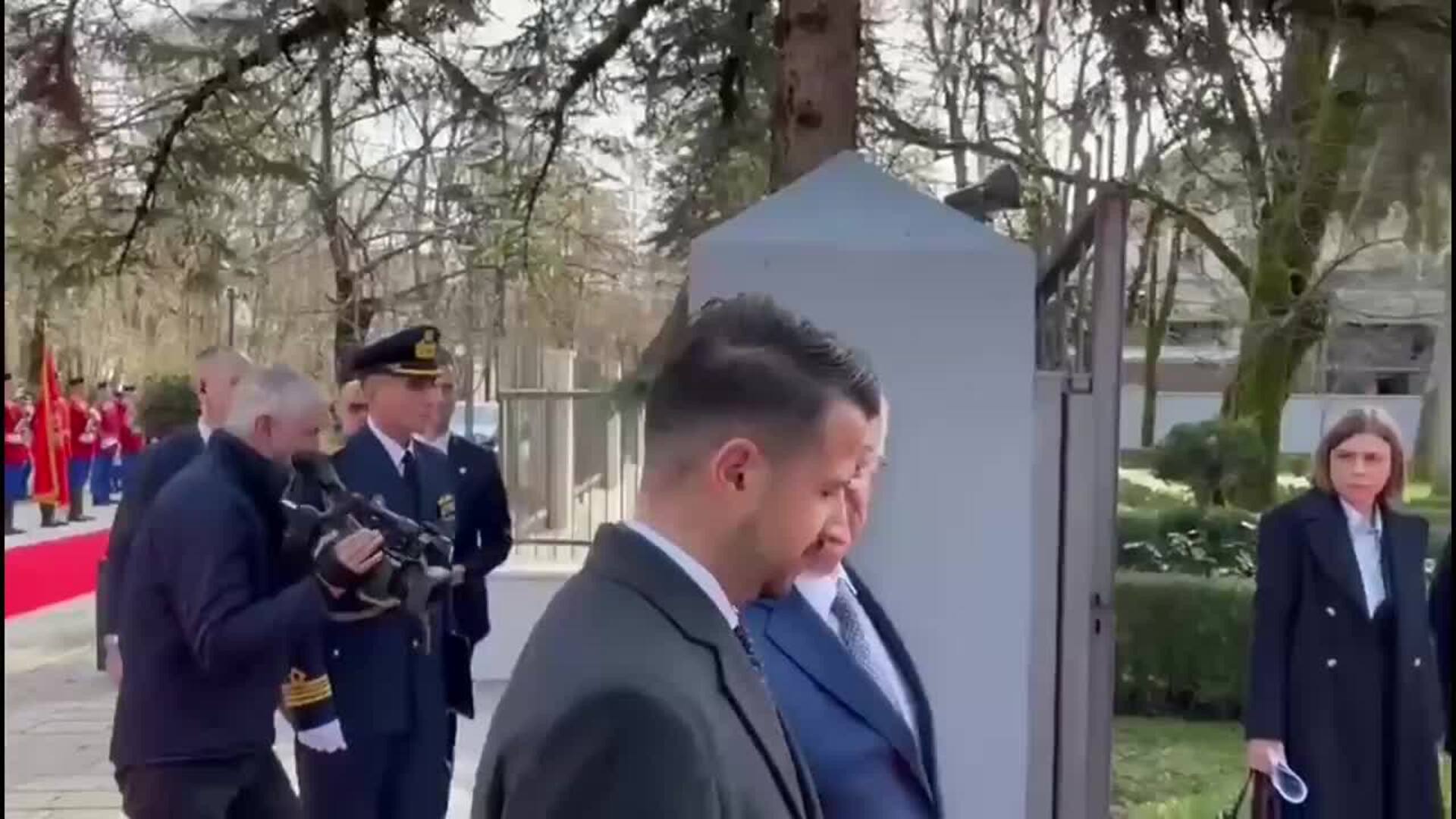 El presidente griego Konstantinos Tasoulas visita Montenegro