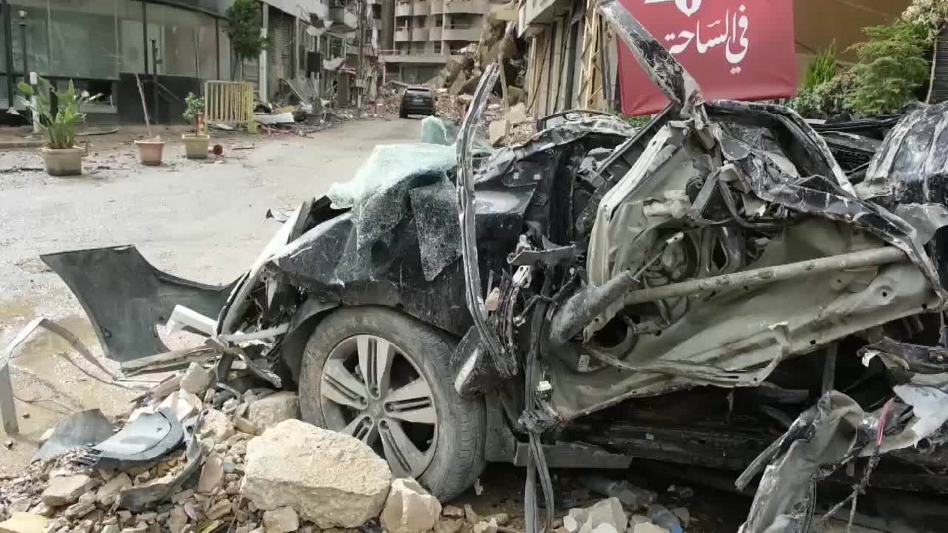 Destrucción en Beirut y el Dahye tras casi dos semanas de ataques israelíes