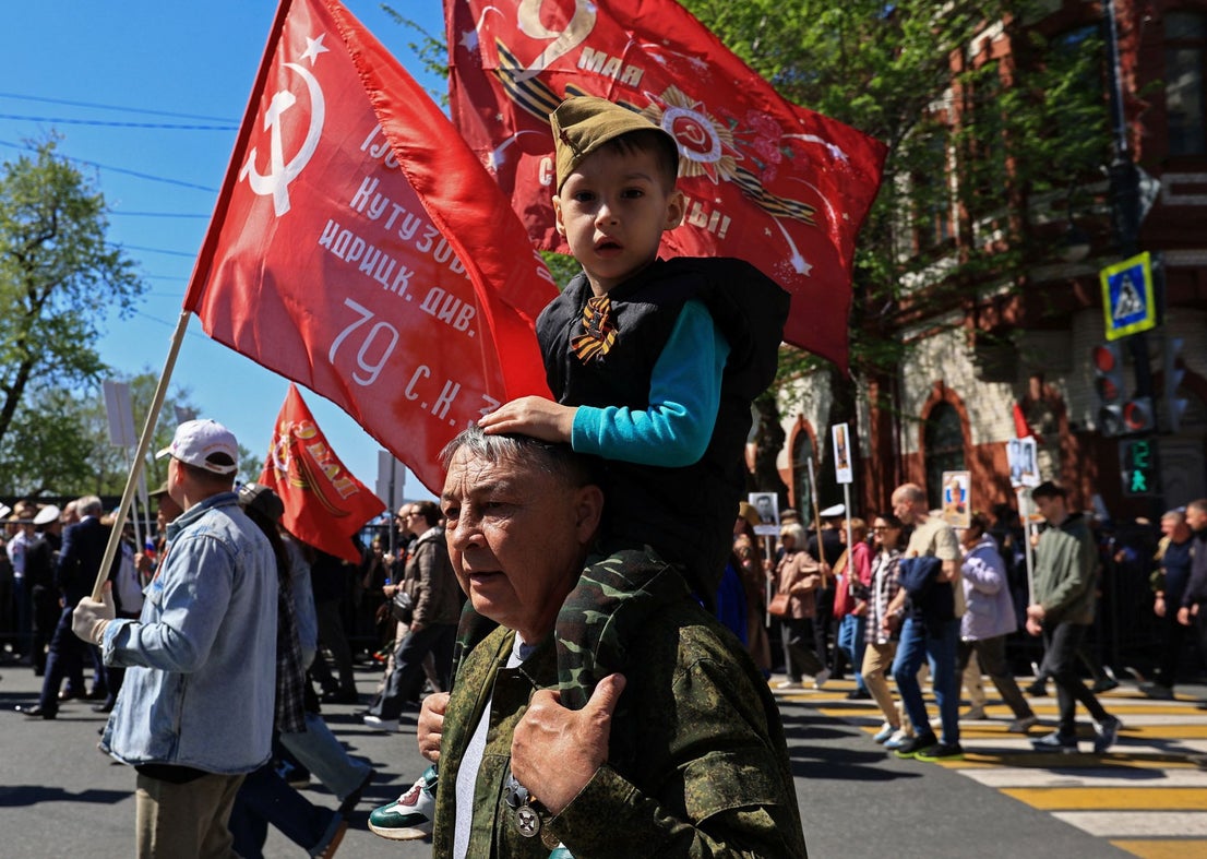 El desfile del Día de la Victoria en Rusia, en imágenes