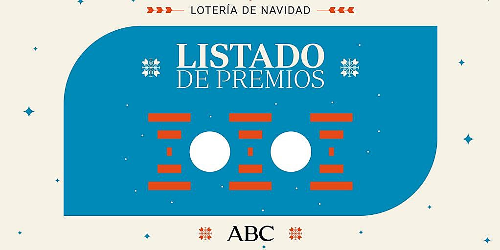 Lista oficial de premios del sorteo de la Lotería de Navidad 2024: comprueba el pdf