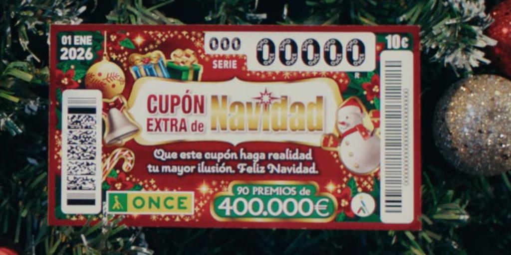 Cupón extra de Navidad de la ONCE 2026: horario, canal de televisión y ...
