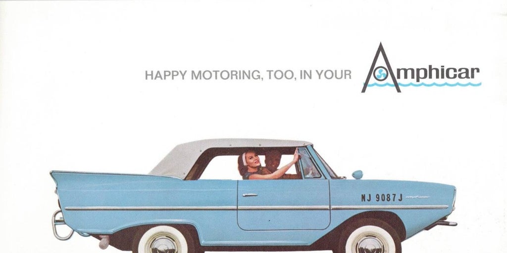 Amphicar, el coche anfibio que triunfó en los años 60
