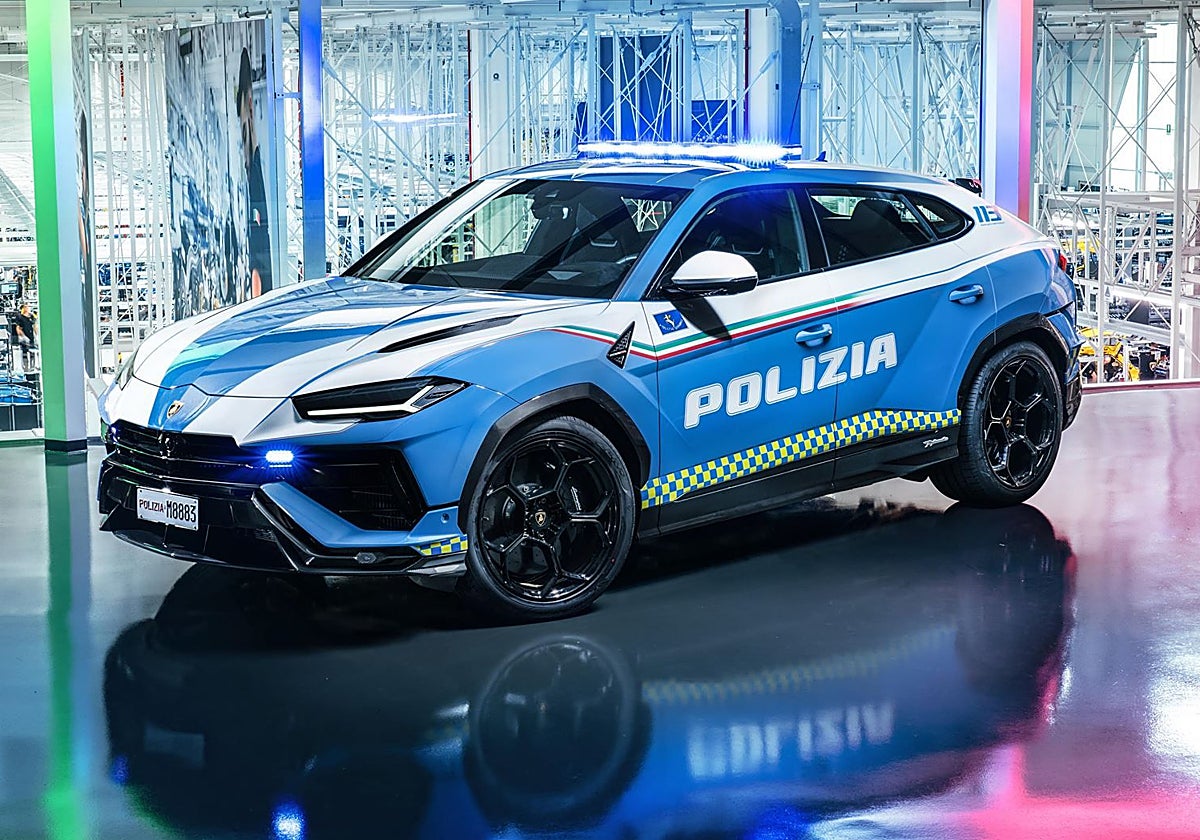 Así son los superdeportivos Lamborghini de la Policía Estatal italiana