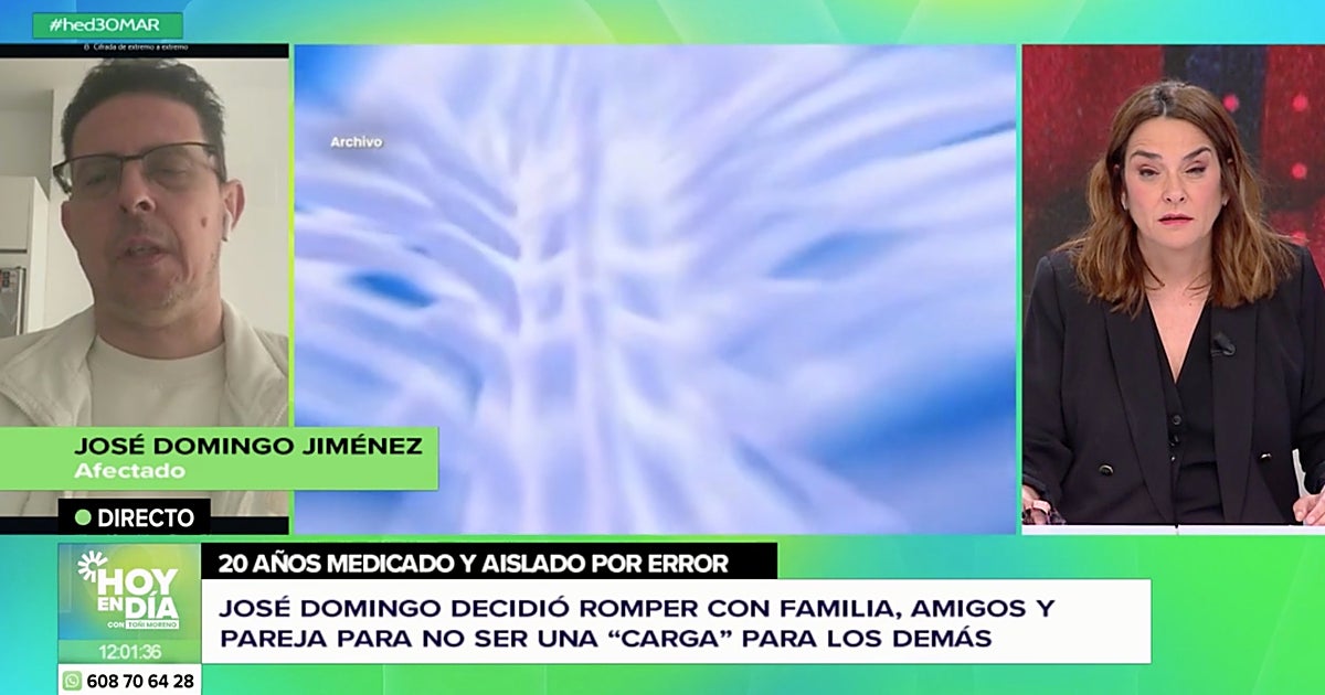 Toñi Moreno, en 'shock': 20 años medicado y aislado por una enfermedad ...