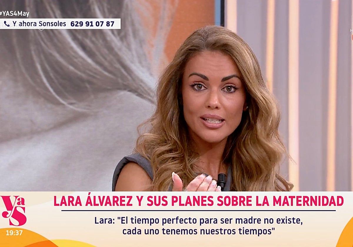 Lara Álvarez se posiciona como nunca sobre la maternidad: «Las cosas ...