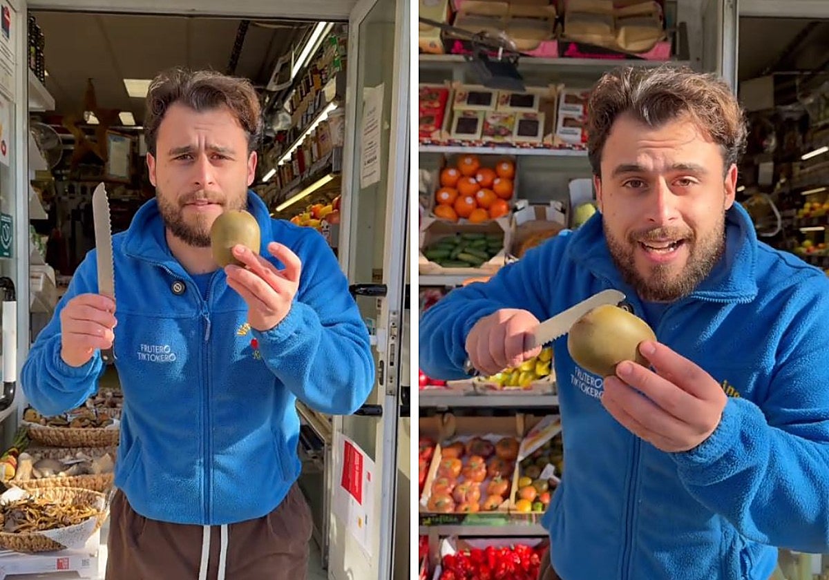 Raúl Cardaba, frutero, sobre un error muy habitual al consumir kiwi ...