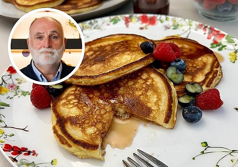El chef José Andrés tiene el truco perfecto para hacer tortitas ...