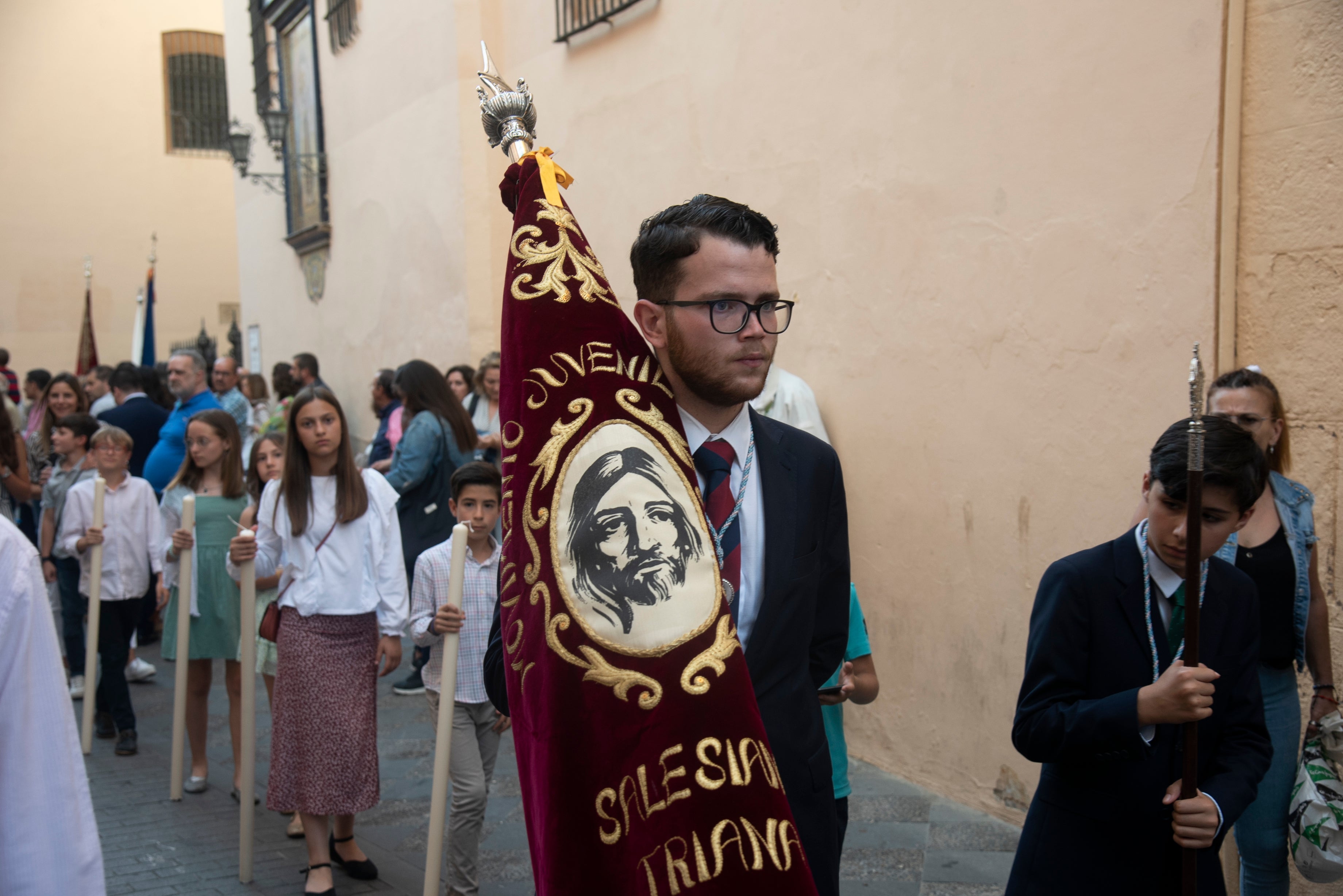 Las imágenes de la procesión de María Auxiliadora de Triana