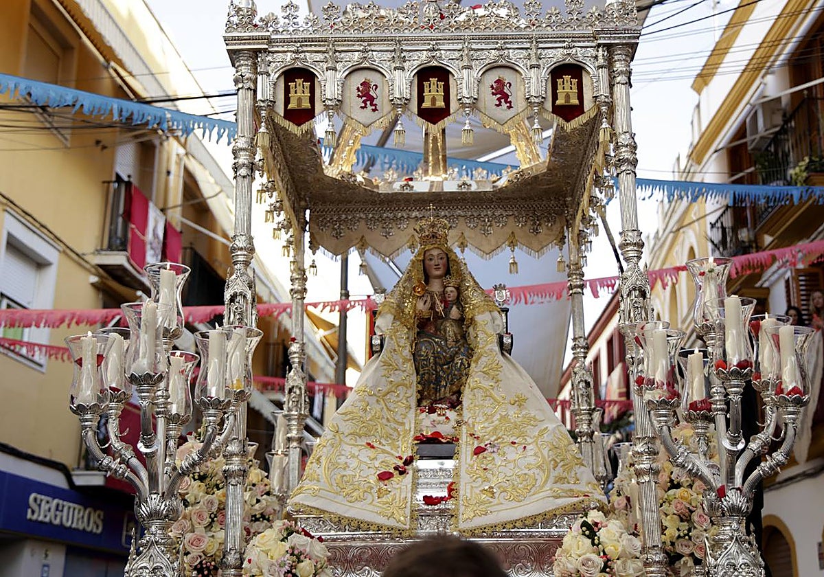 En imágenes, procesión extraordinaria de la Virgen del Valme