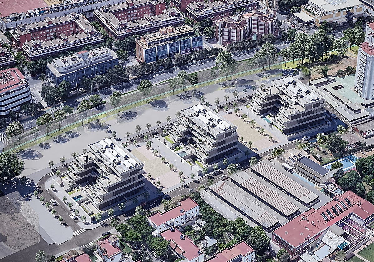 Aedas edificará tres edificios en el entorno del Benito Villamarín