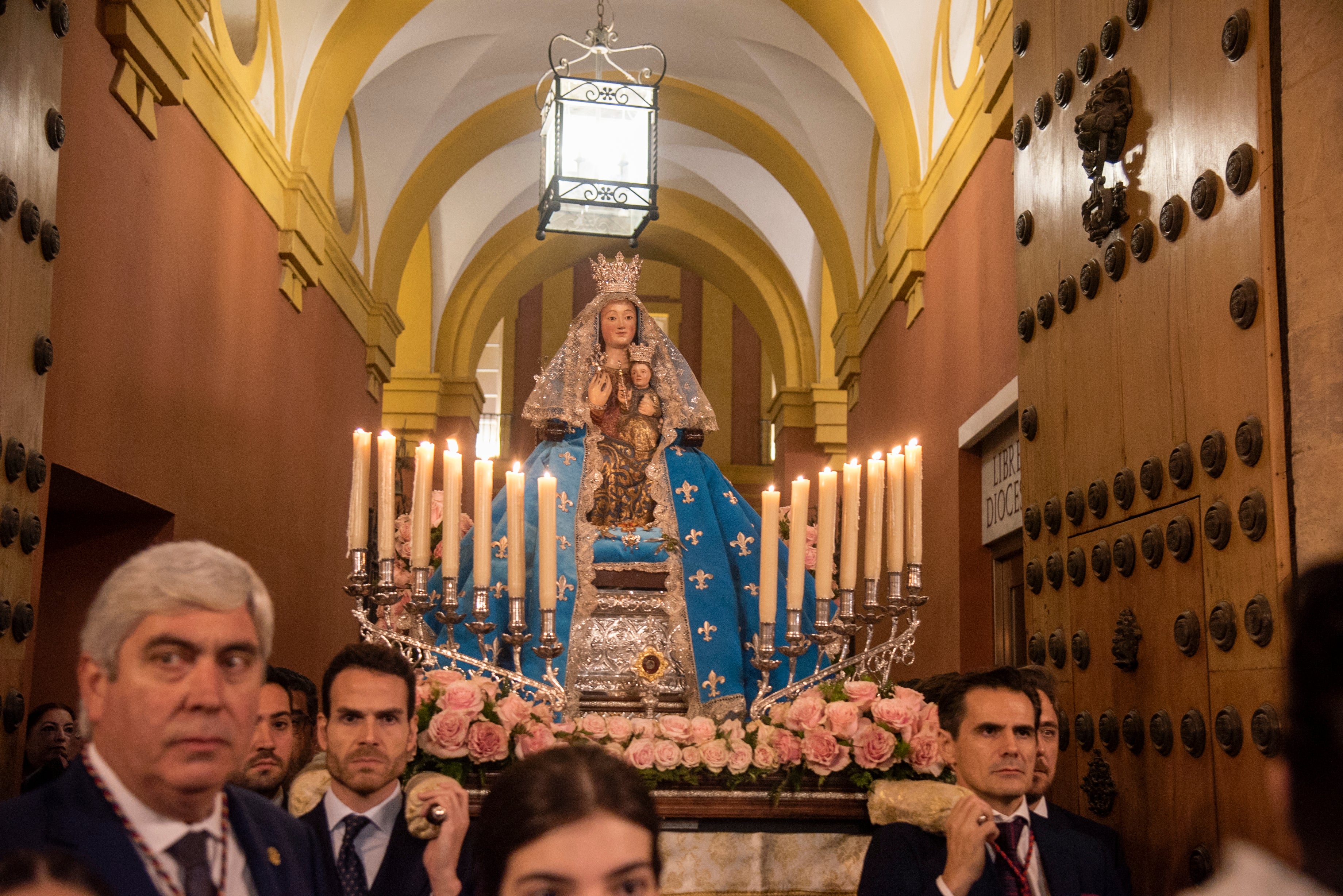 La Virgen de Valme a su llegada a la Catedral