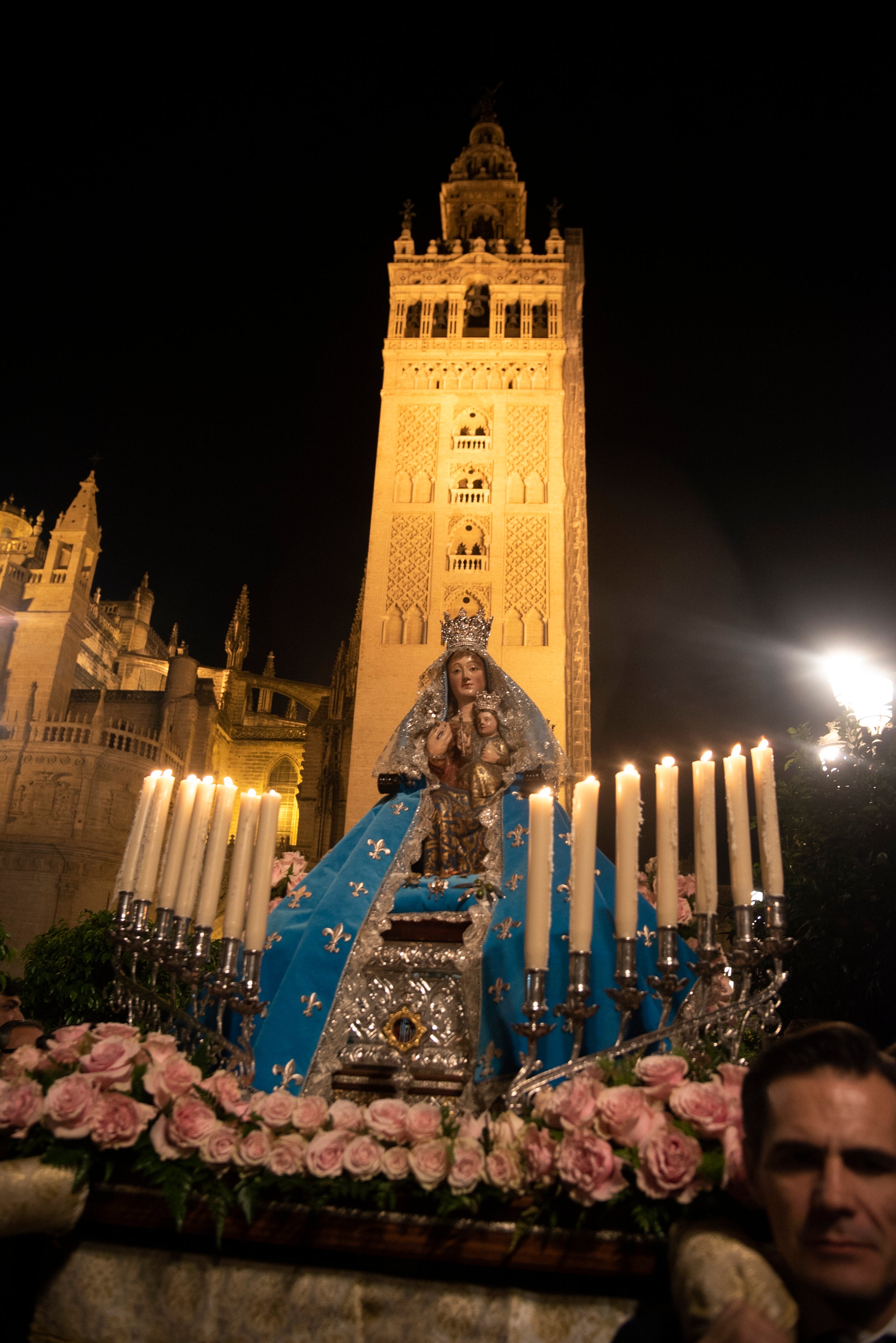 La Virgen de Valme a su llegada a la Catedral