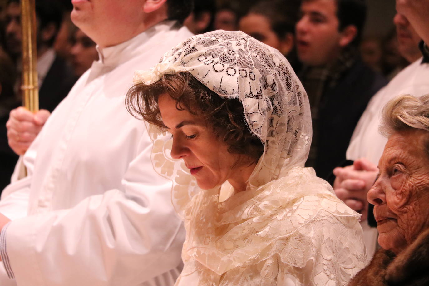 En fotos: el rito de la consagración de la virgen Pilar Trujillo en la ...